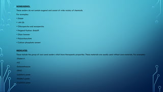 Root canal sealers.pptx definition and properties | PPTX