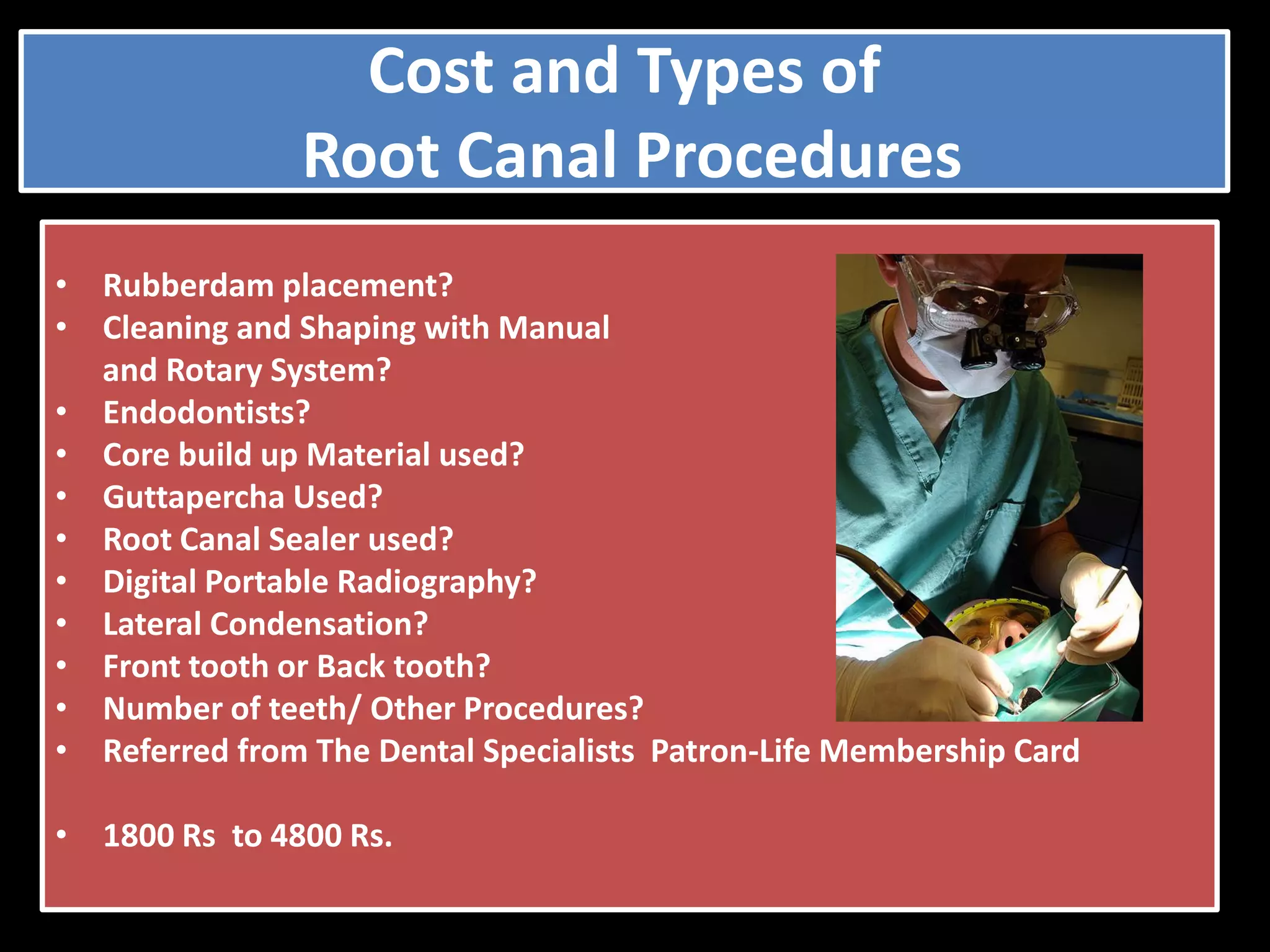 Root canal treatment | PDF