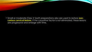 Root caries and class Vclass five tooth.pptx