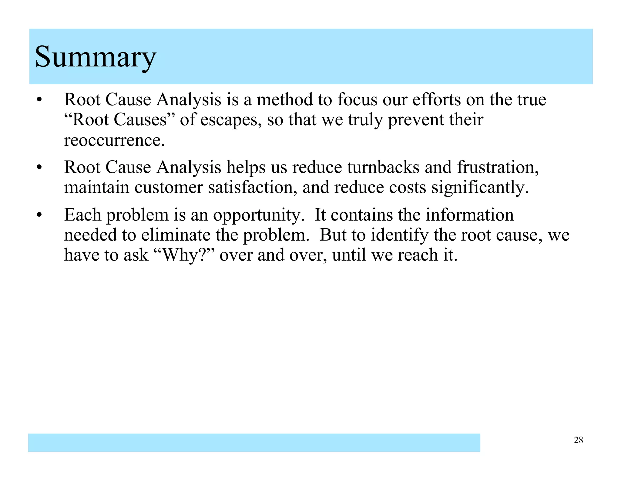 Root cause analysis | PDF