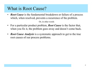 Root cause analysis | PDF