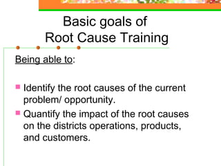 Root Cause Analysis | PPT