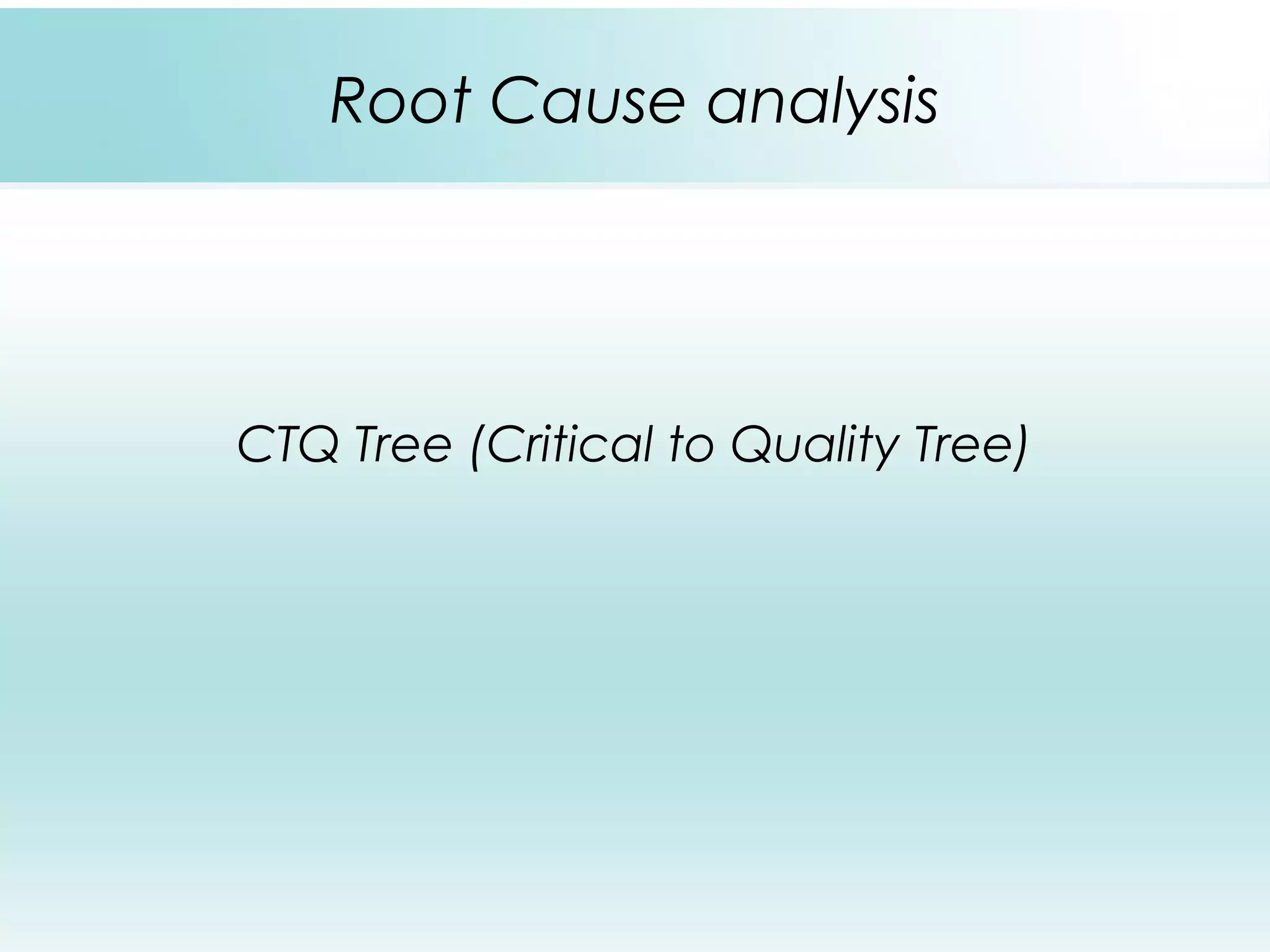Root cause analysis | PPT