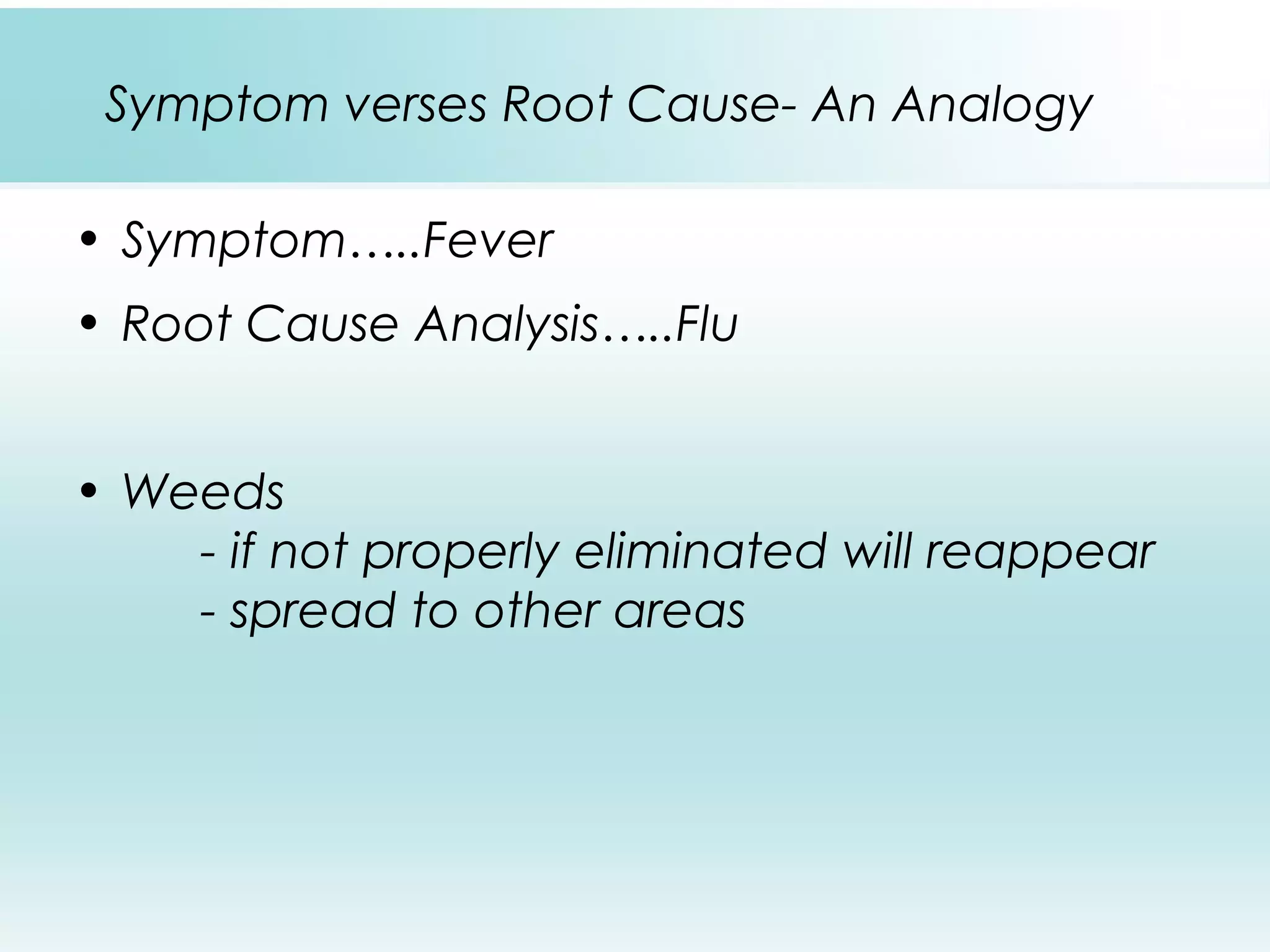 Root cause analysis | PPT