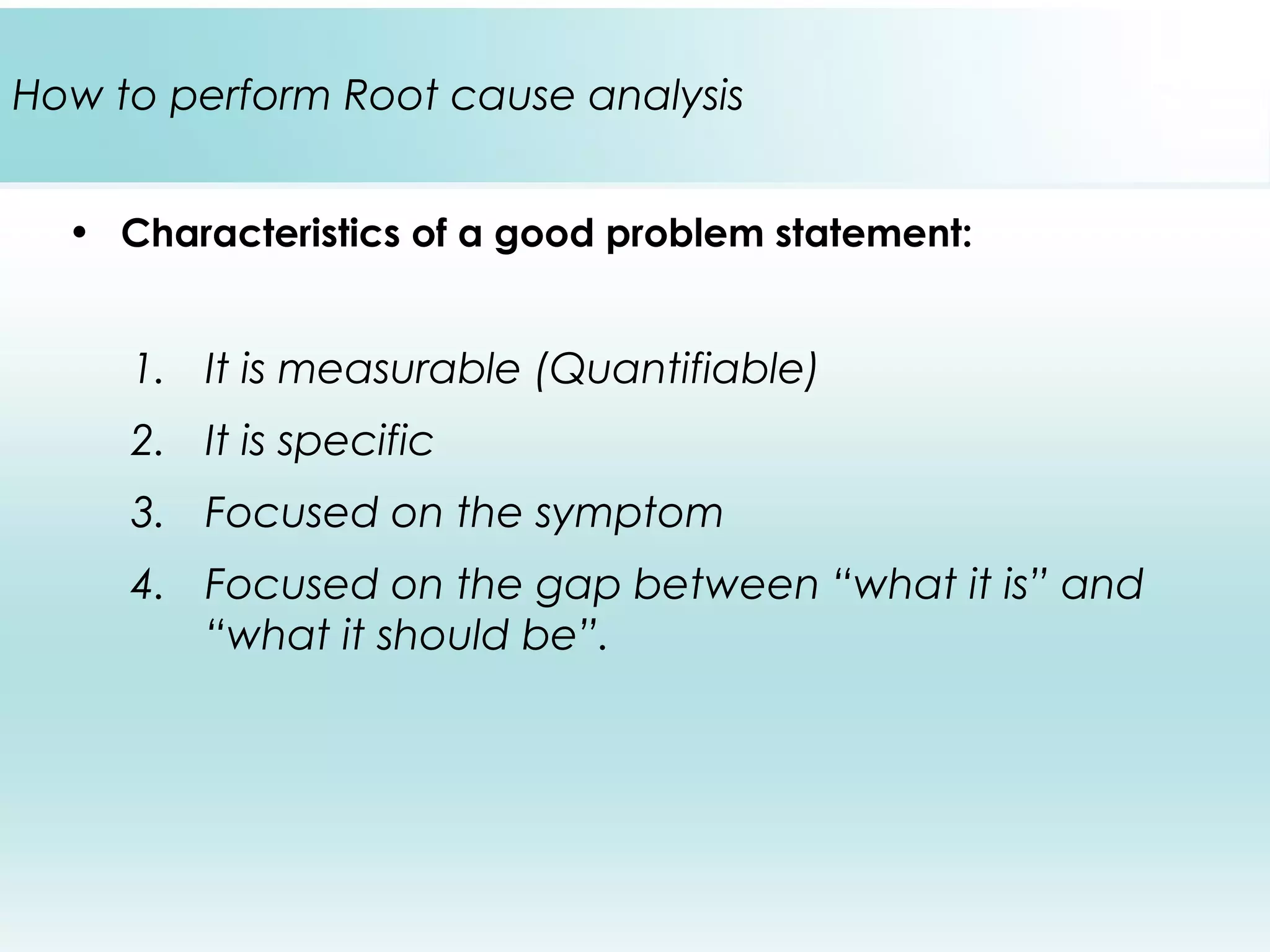 Root cause analysis | PPT
