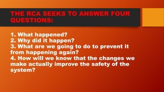 Root cause analysis | PDF