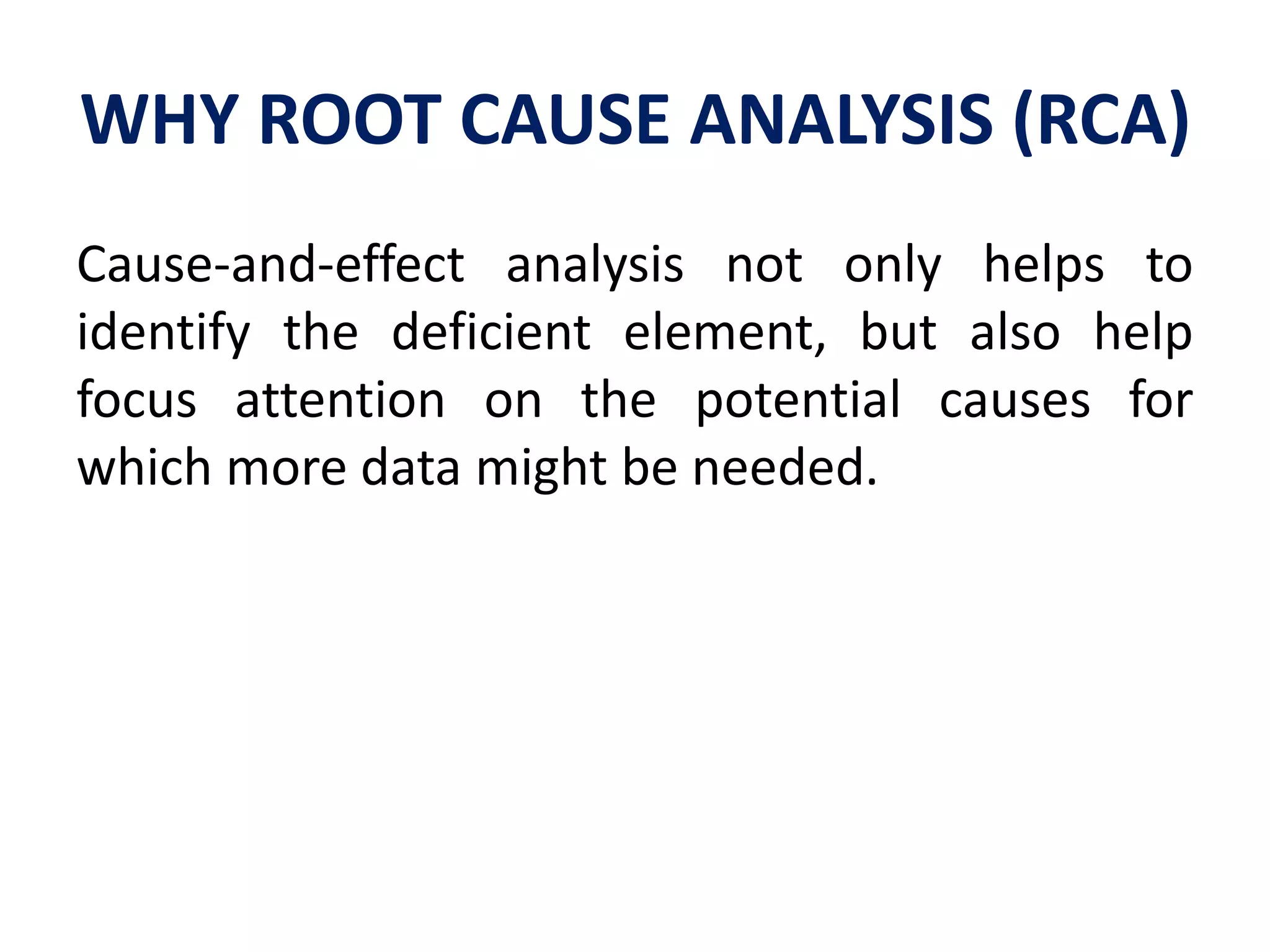 Root cause analysis | PPTX