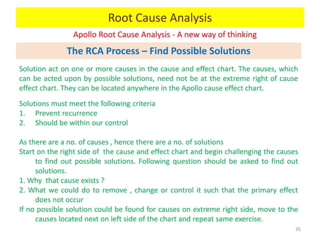 Root cause analysis - Methodology | PPTX | Physics | Science