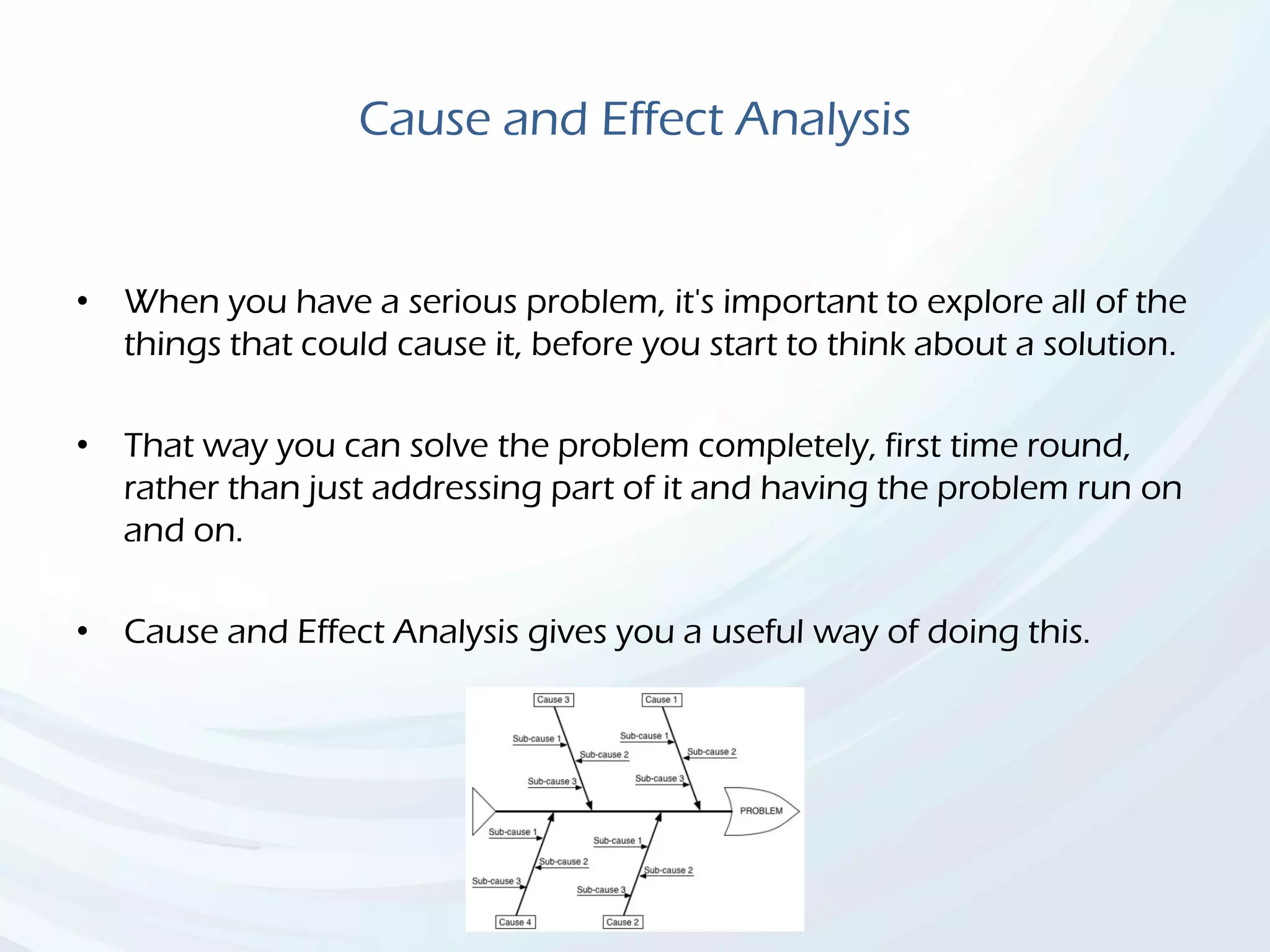 Root Cause Analysis تحليل أسباب جذور المشكلة | PPT
