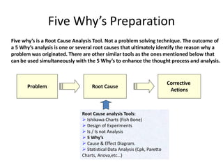 Root cause analysis | PPTX