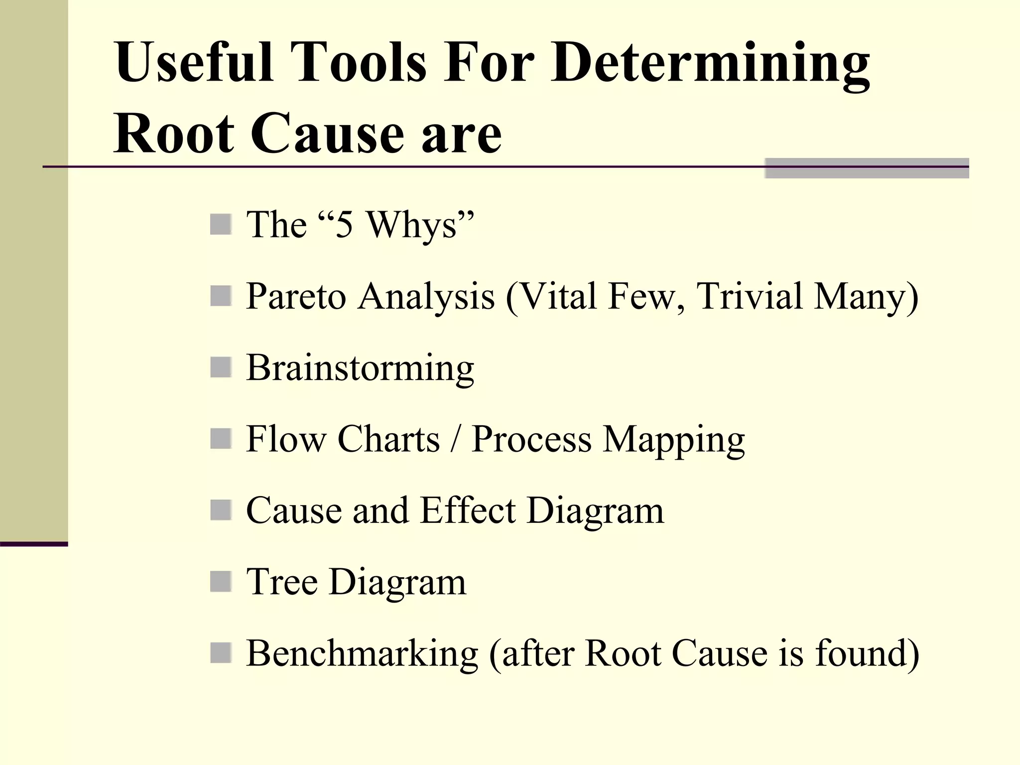 Root cause analysis | PPT