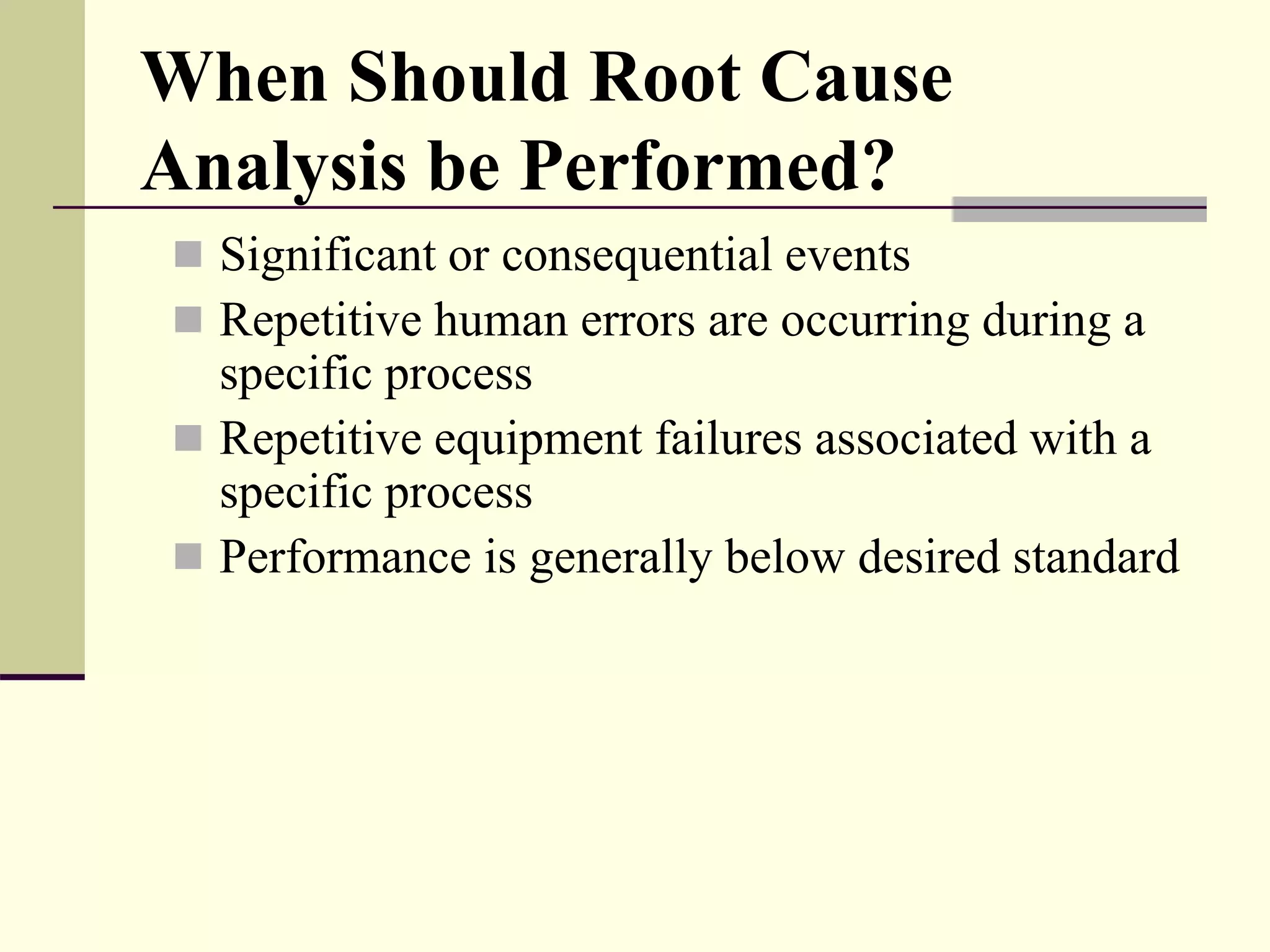 Root cause analysis | PPT