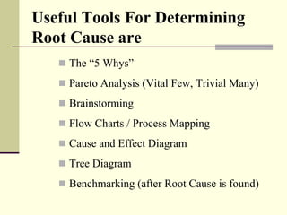Root cause analysis | PPT