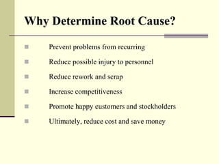Root cause analysis | PPT