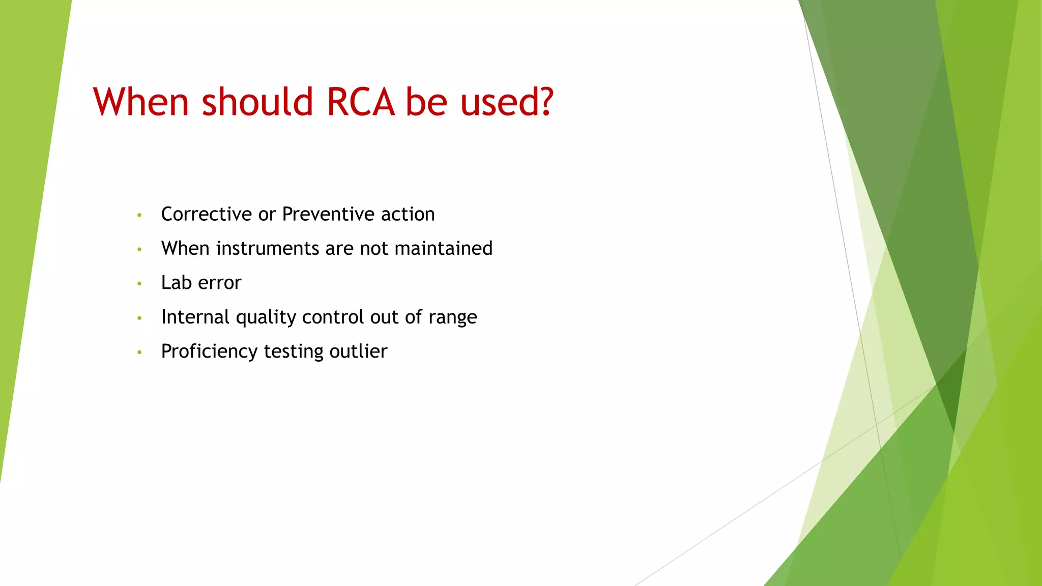 Root Cause Analysis | PDF