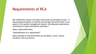Root Cause Analysis | PDF