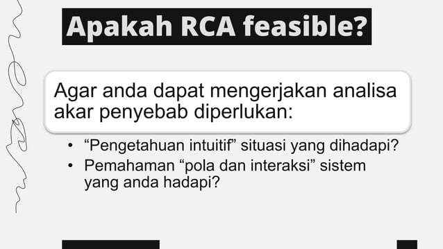 Root Cause Analysis analisa akar penyebab | PPTX