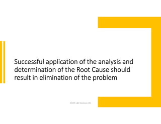 Root Cause Analysis - RCA Training Module | PDF