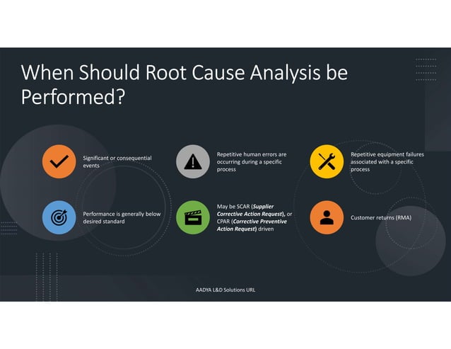 Root Cause Analysis - RCA Training Module | PDF