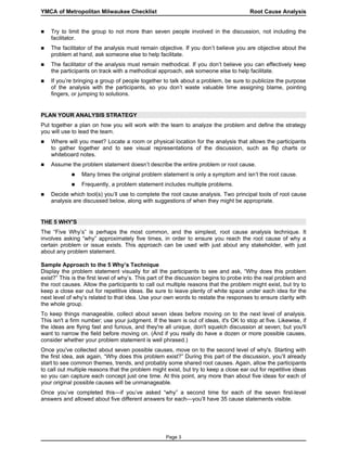 root-cause-analysis-checklist | DOC | Business | Business and Finance