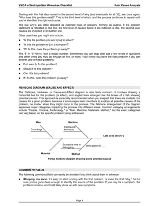root-cause-analysis-checklist | DOC | Business | Business and Finance