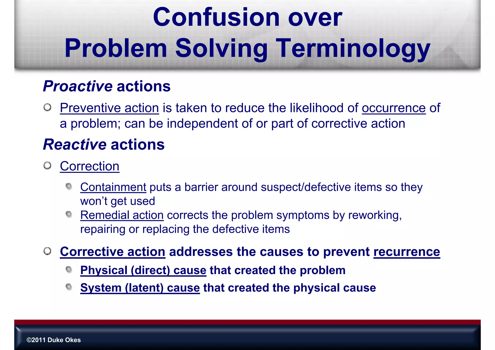 Root cause analysis common problems and solutions | PDF