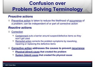 Root cause analysis common problems and solutions | PDF