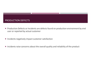 Root cause analysis for incidents (or production defects) | PDF
