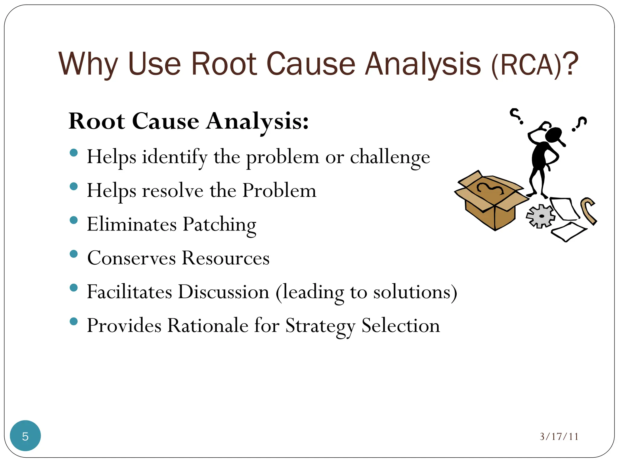 Root Cause Analysis for Students for education and study purpose | PPT