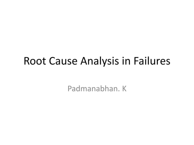 Root Cause Analysis in Failures.pptx