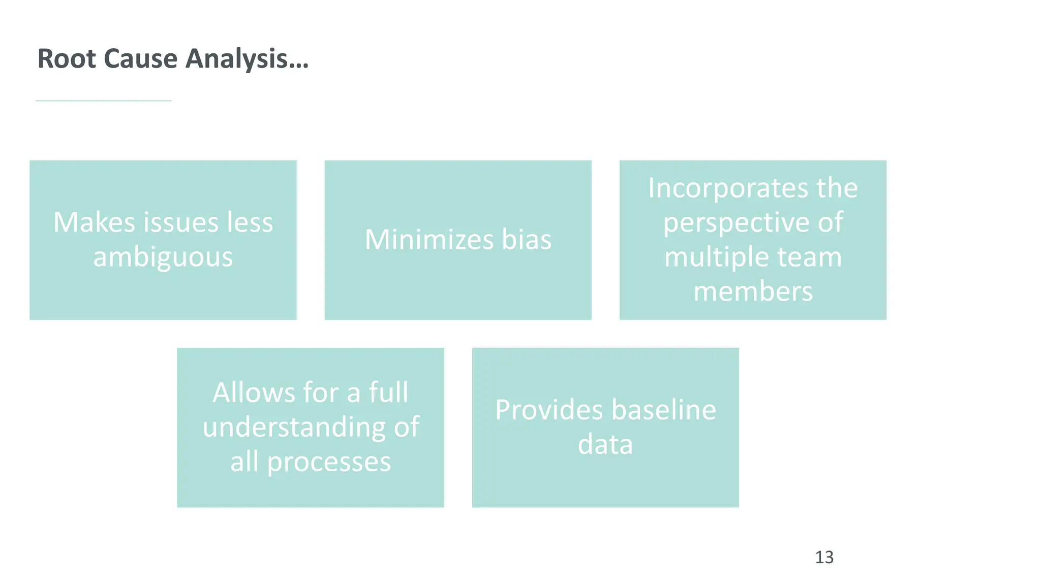 The Root Cause Analysis in Quality Improvement | PPTX