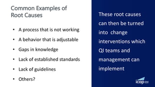 The Root Cause Analysis in Quality Improvement | PPTX | Science