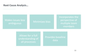 The Root Cause Analysis in Quality Improvement | PPTX | Science