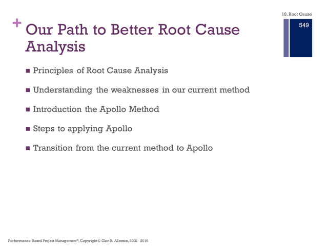 Root cause analysis master plan | PPT | Free Download