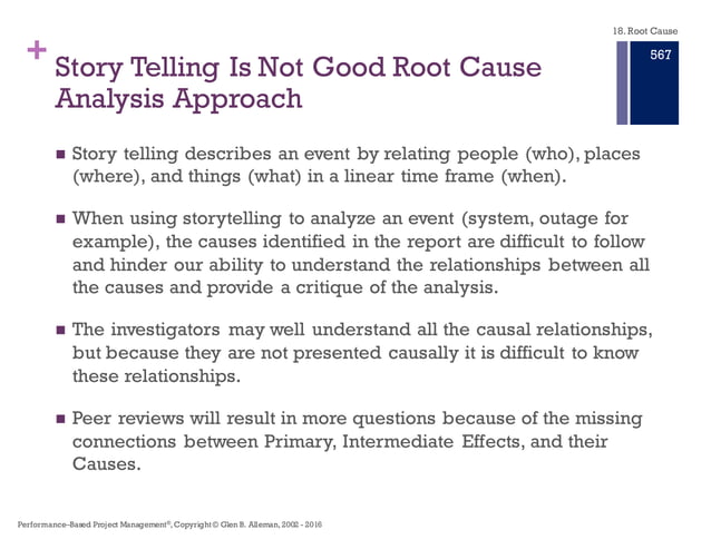 Root cause analysis master plan | PPT