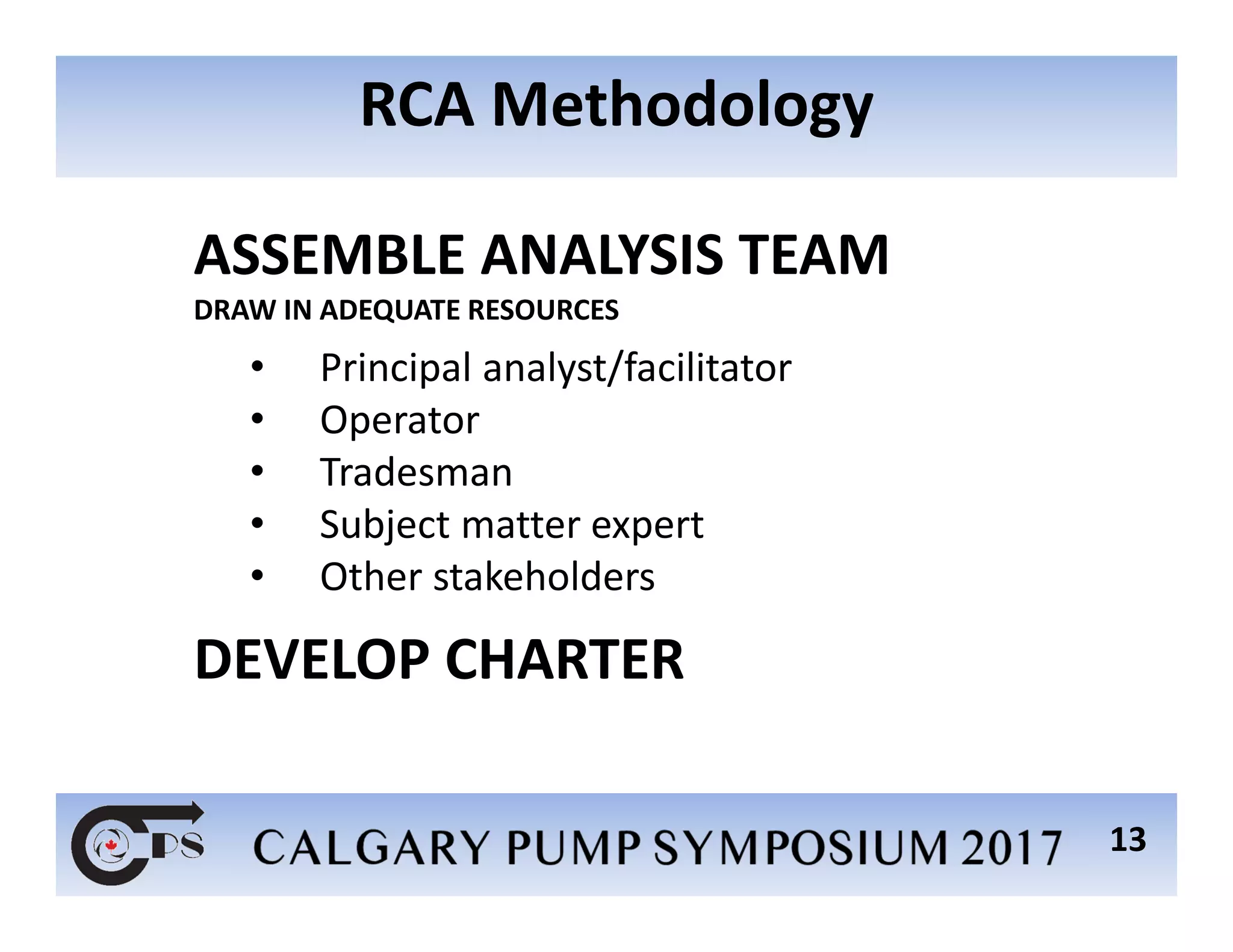 Root Cause Failure Analysis Methods for Pump Failures | PDF