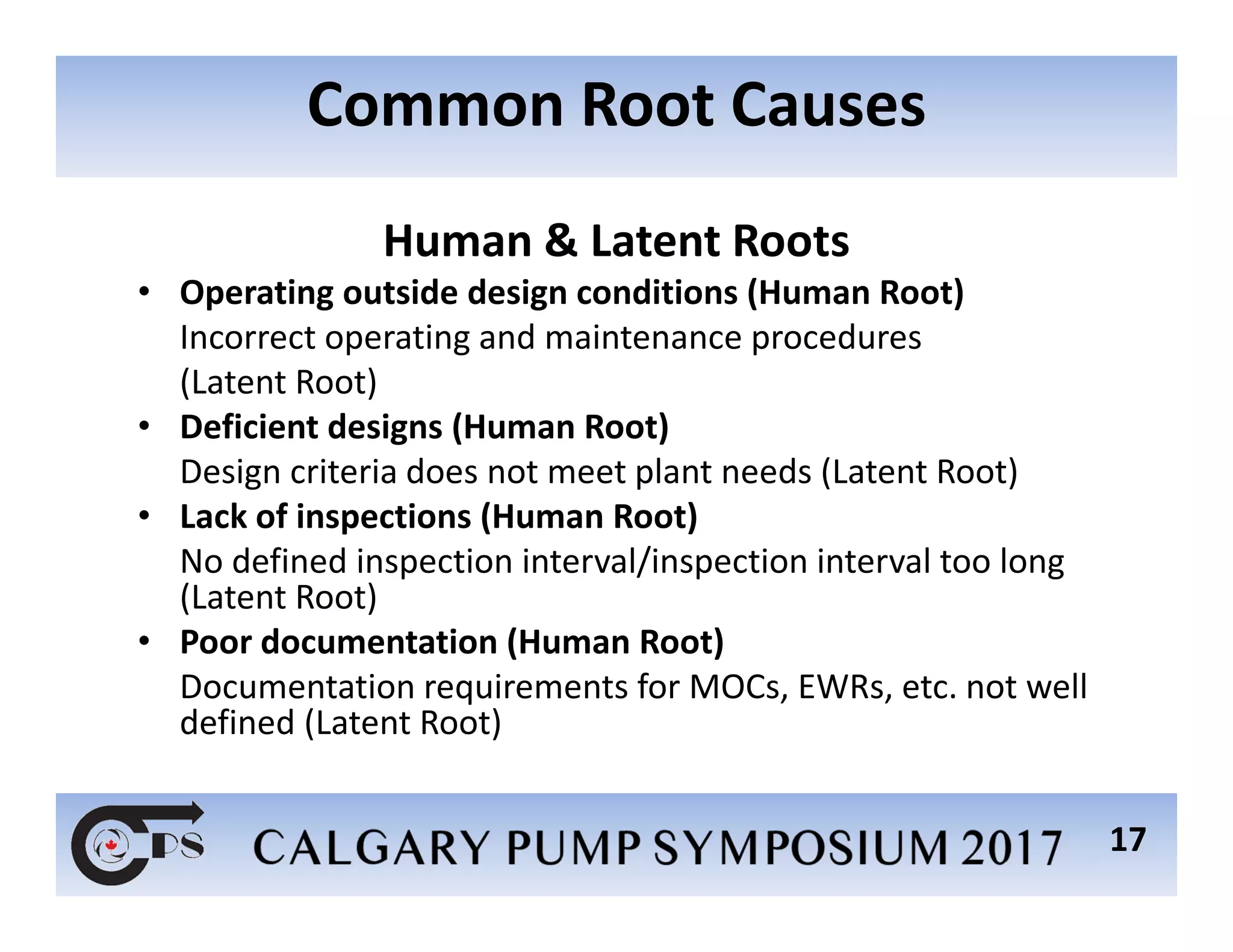 Root Cause Failure Analysis Methods for Pump Failures | PDF