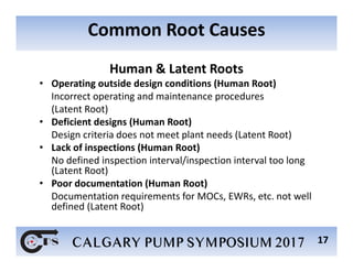 Root Cause Failure Analysis Methods for Pump Failures | PDF