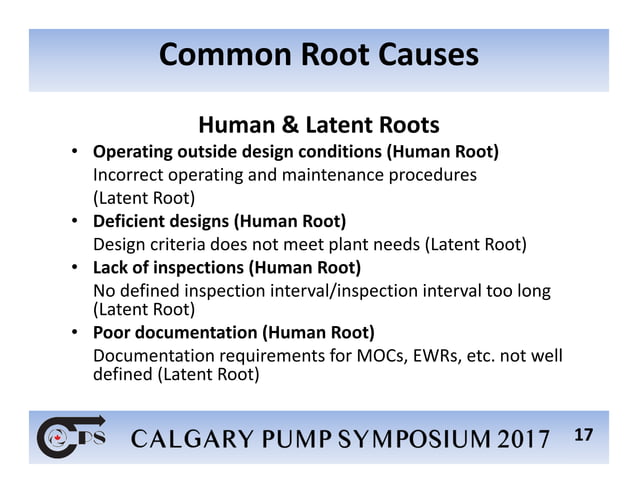 Root Cause Failure Analysis Methods for Pump Failures | PDF
