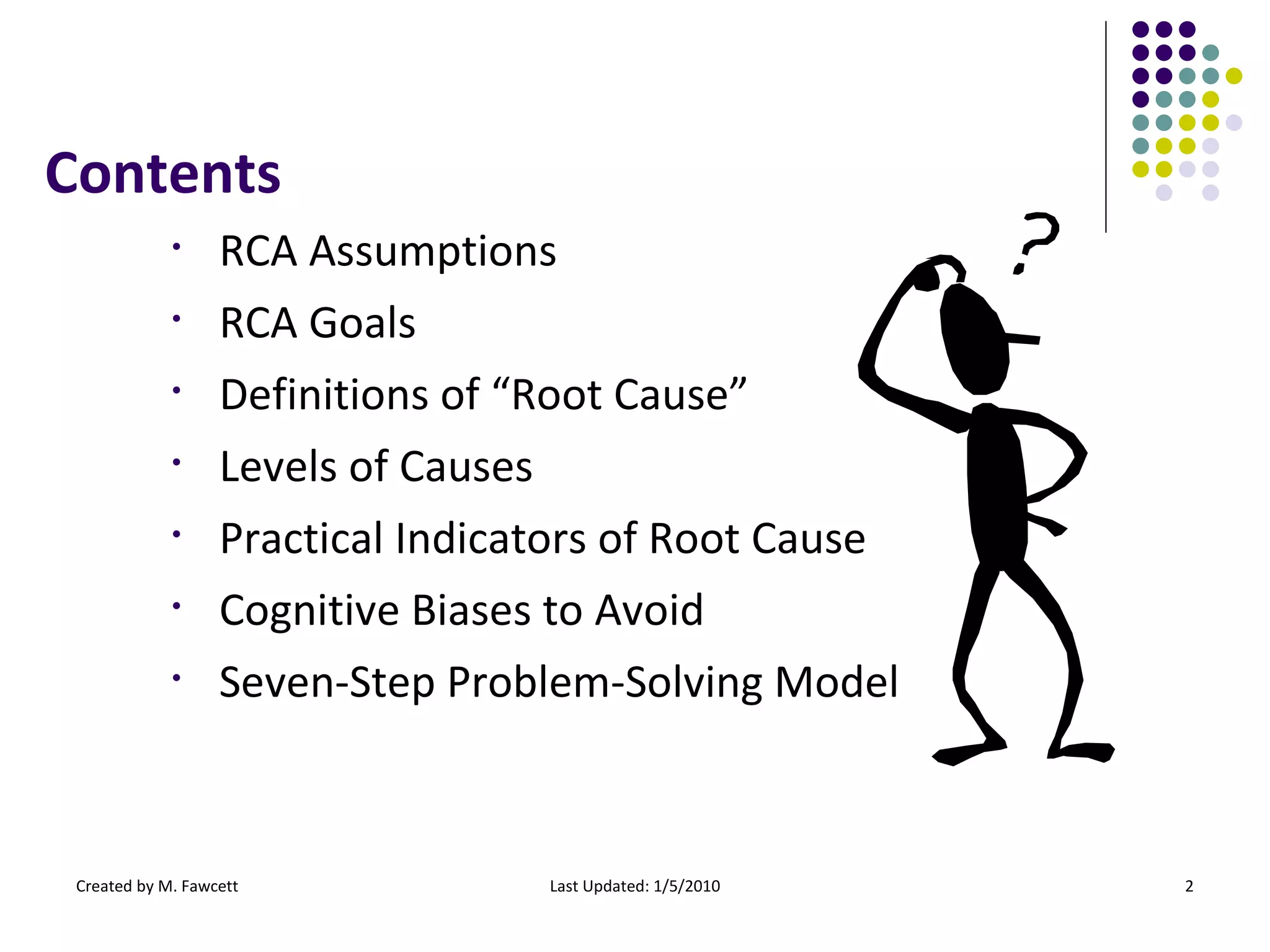 Root Cause Analysis | PPT
