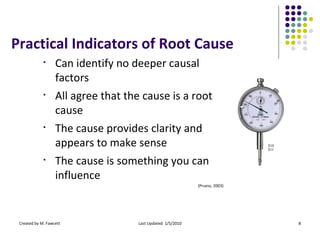 Root Cause Analysis | PPT