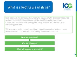 Root cause analysis by: ICG Team | PDF