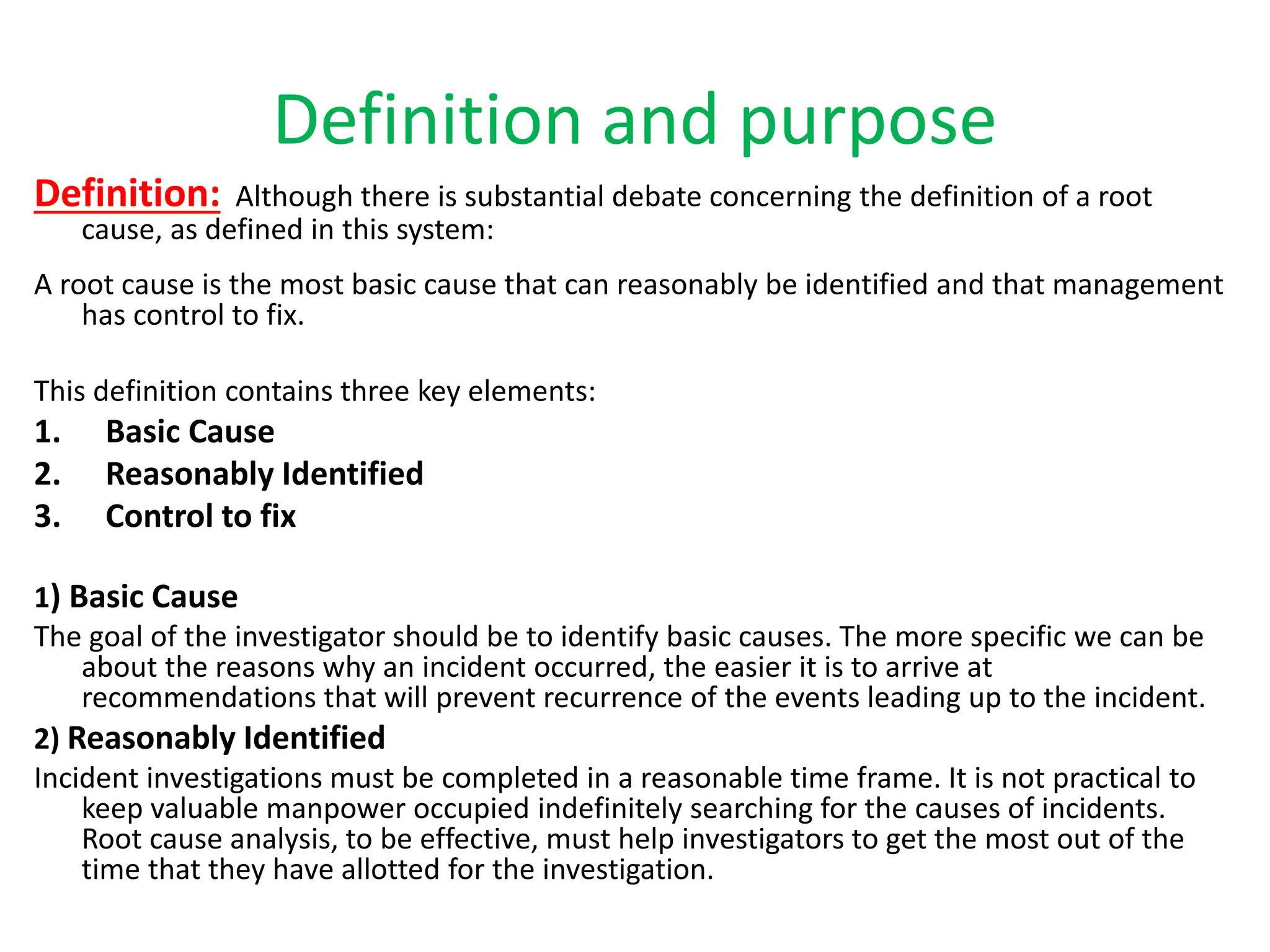 ROOT CAUSE ANALYSIS PowerPoint Presentation | PPTX