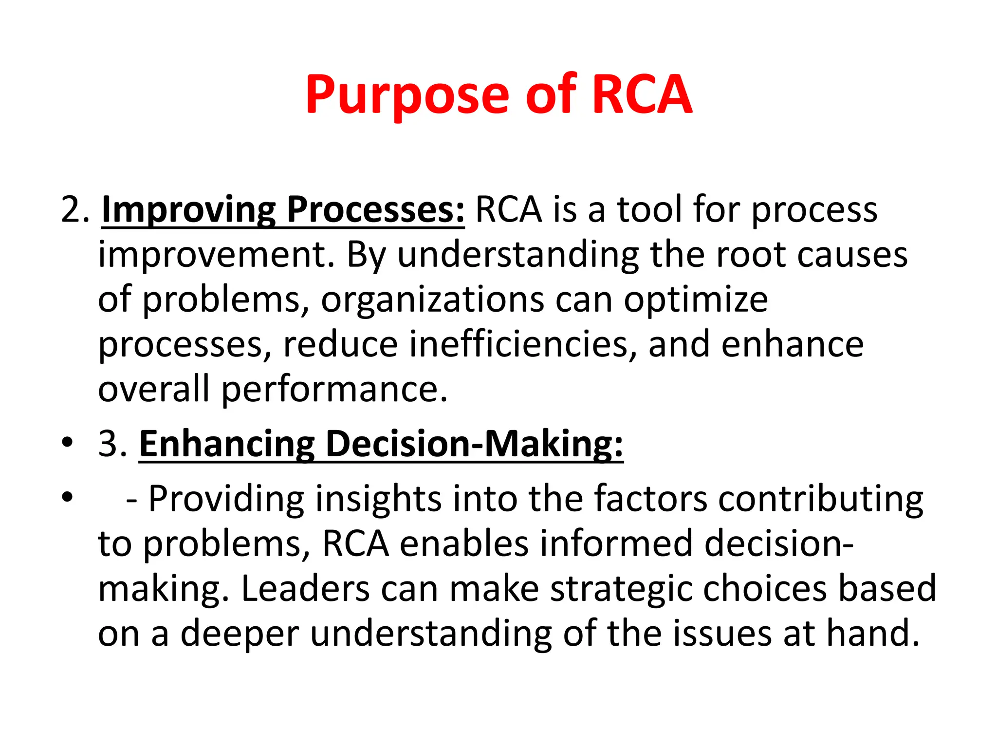 ROOT CAUSE ANALYSIS PowerPoint Presentation | PPTX