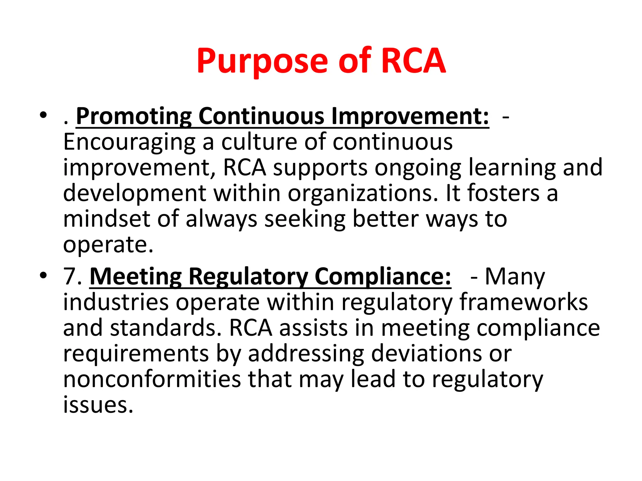 ROOT CAUSE ANALYSIS PowerPoint Presentation | PPTX