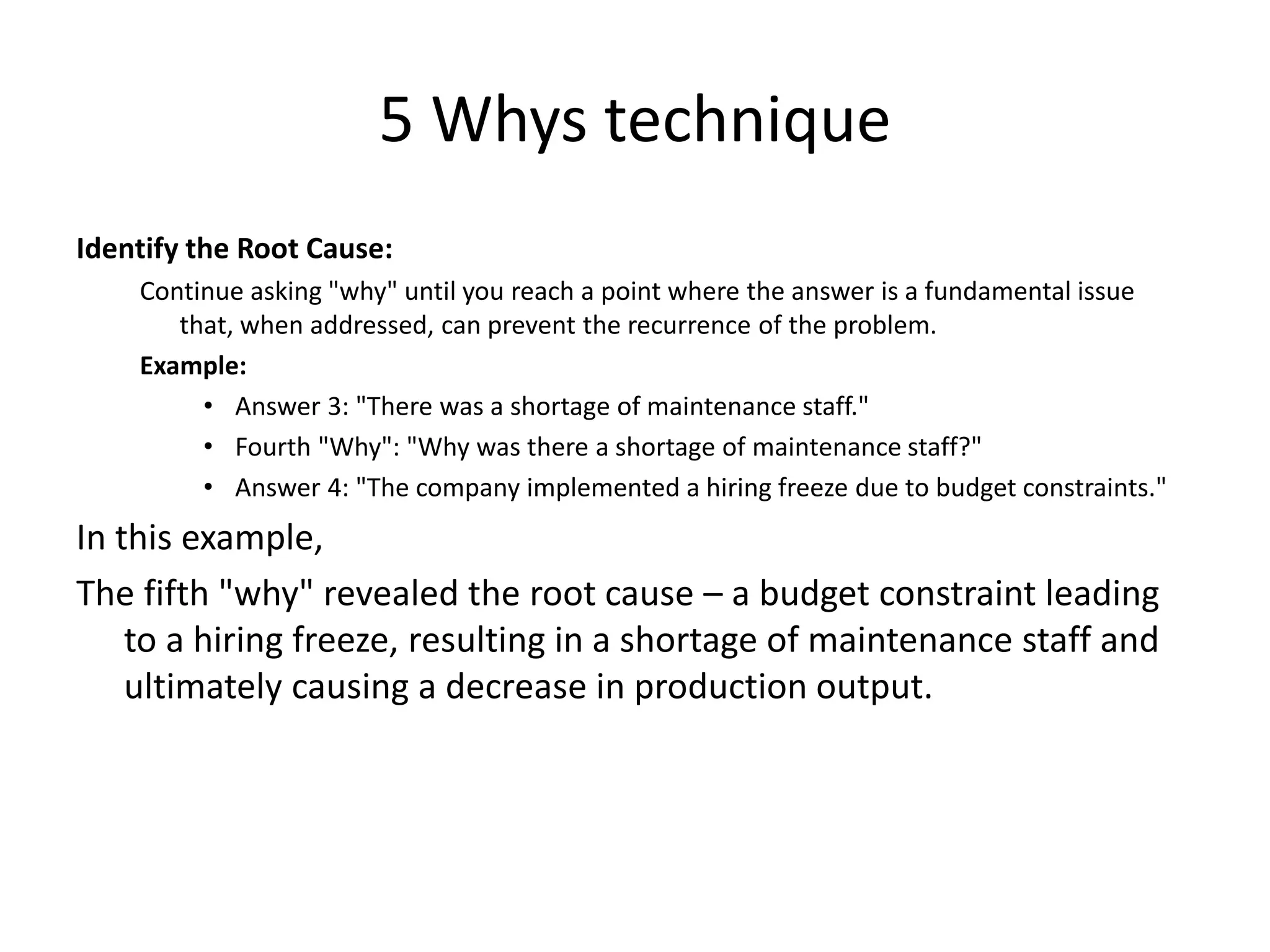ROOT CAUSE ANALYSIS PowerPoint Presentation | PPTX