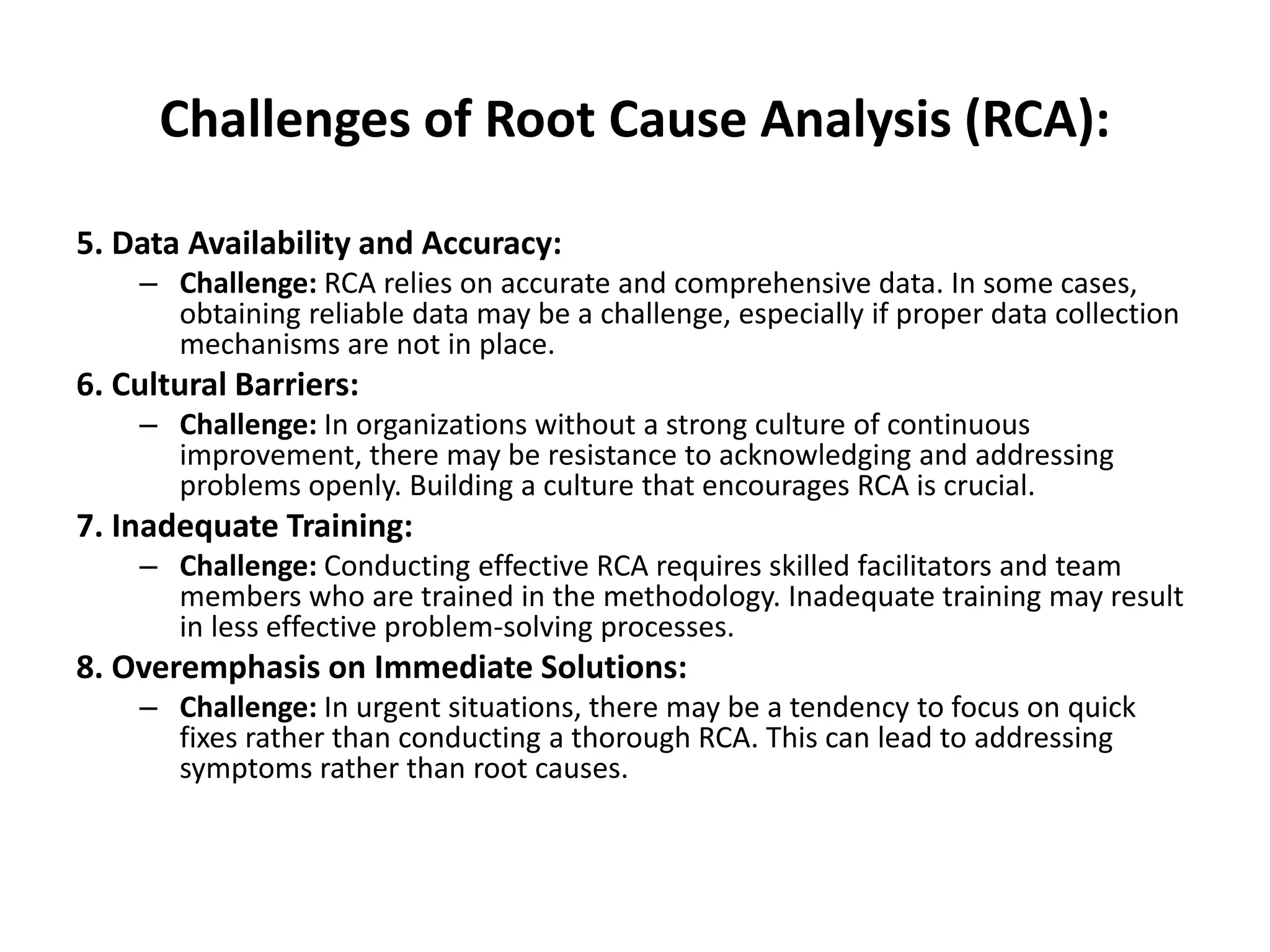 ROOT CAUSE ANALYSIS PowerPoint Presentation | PPTX