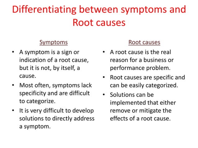 ROOT CAUSE ANALYSIS PowerPoint Presentation | PPTX | Business ...