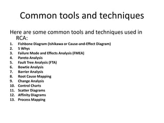 ROOT CAUSE ANALYSIS PowerPoint Presentation | PPTX
