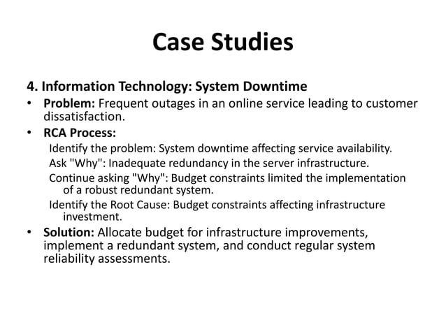 ROOT CAUSE ANALYSIS PowerPoint Presentation | PPTX | Business ...